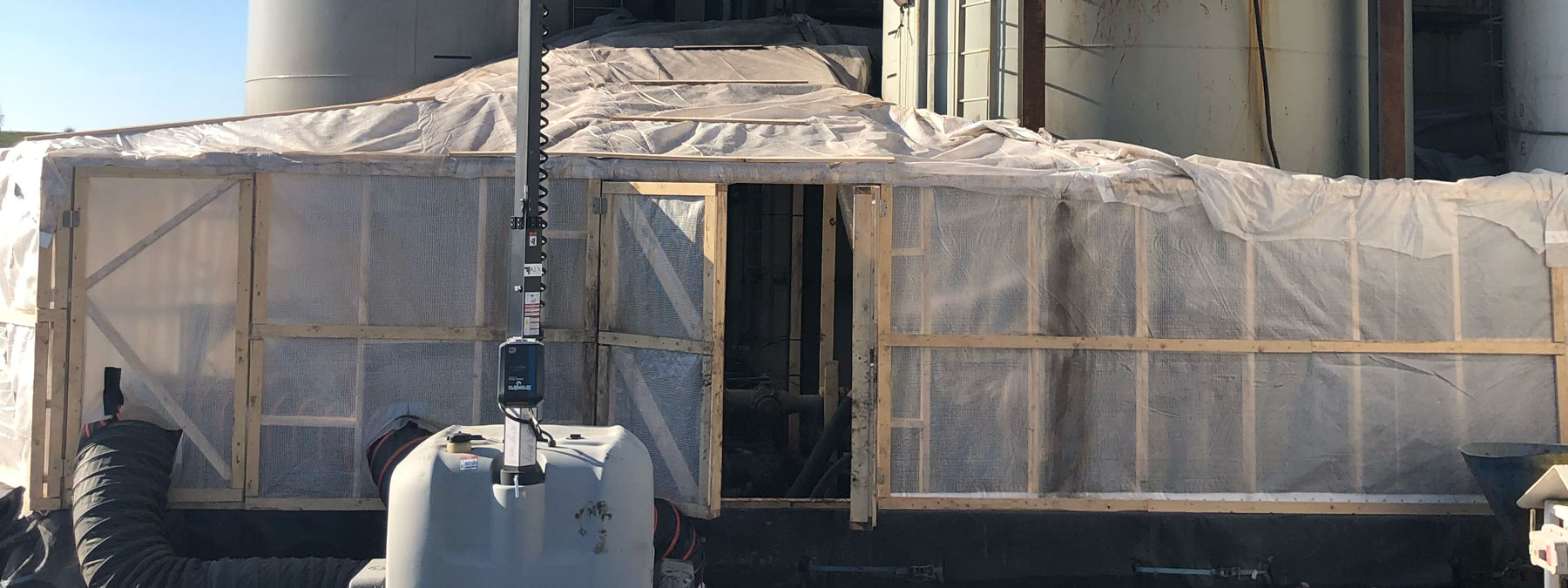 Custom Heater Huts To Winterize Your Job Site